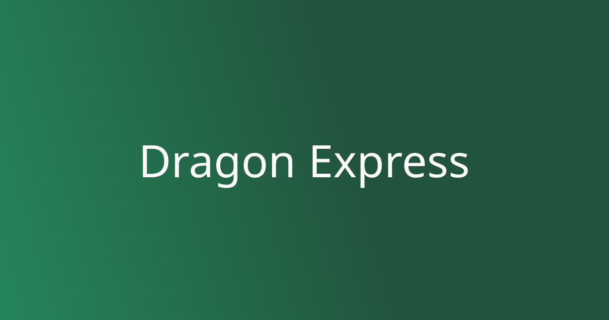 Order Authentic Chinese Online | Dragon Express - Pickup or Delivery ...